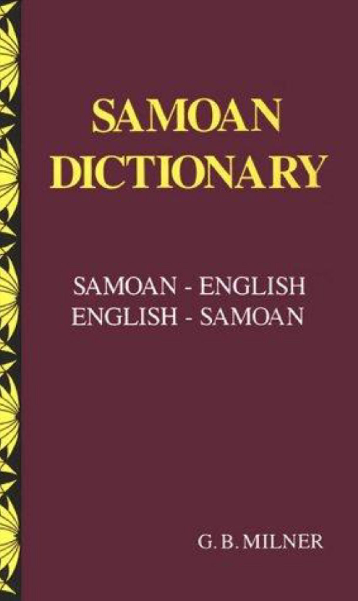 Samoan Dictionary – Unity Books